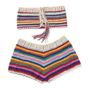 Swim | Boho Rainbow Crochet Bikini | Poshmark